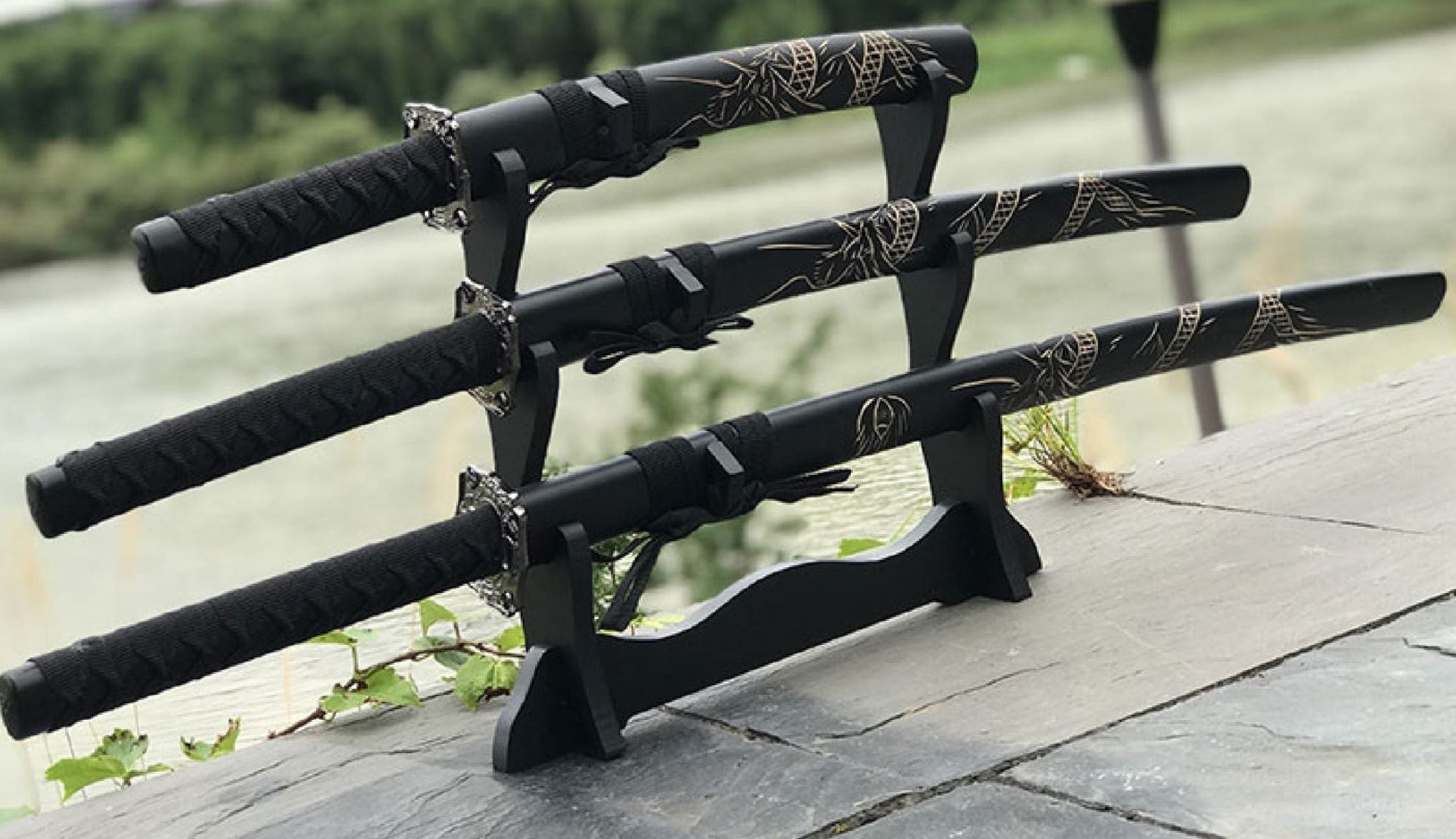 Samurai Sword Set - Black