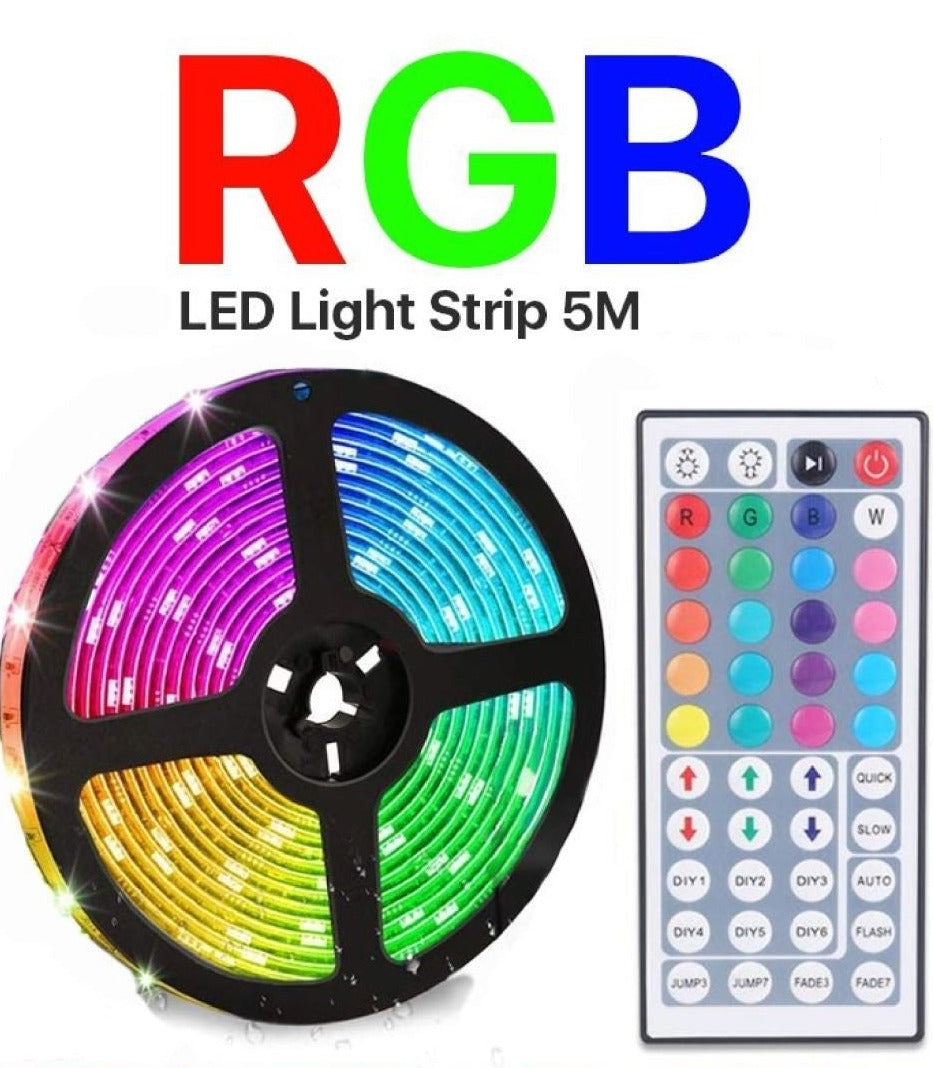 Waterproof LED RGB Strip Lights - 5m